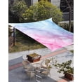 Blue Purple Pink Sun Shade Sail 8'X10' Marble Texture Fantasy Gradient ...
