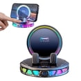 Blarkrus Car Phone Holder Charger, Colorful Ambient Light with Auto ...