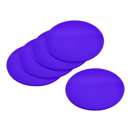 Uxcell 60MM Round Miniature Model Bases, 2MM Thick Circular Base, Blue ...