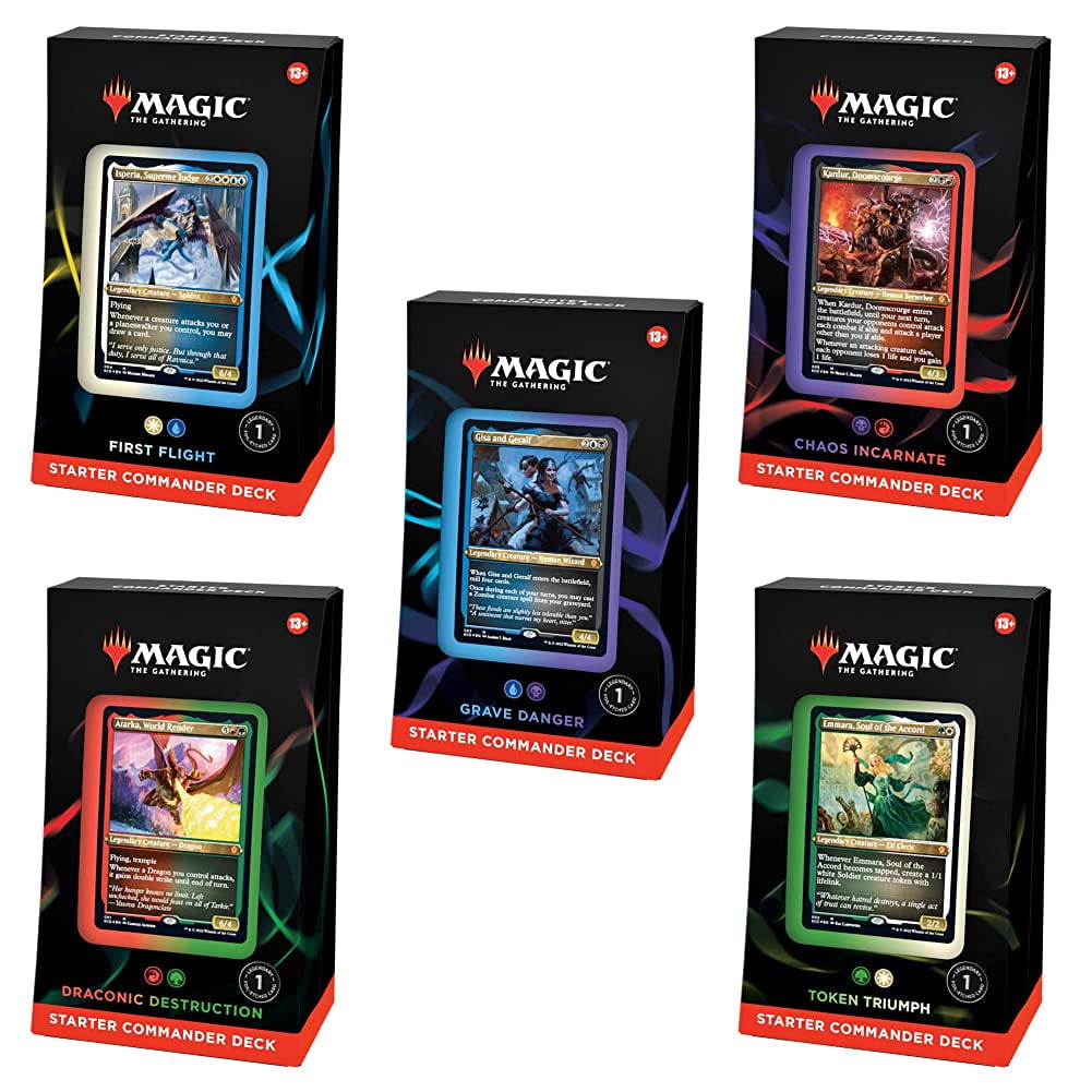 Click here for Magic: The Gathering Starter Commander Deck Bundle... prices
