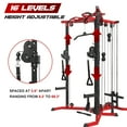 Fagus H Cable Crossover Machine, Functional Trainer, 16 Height ...