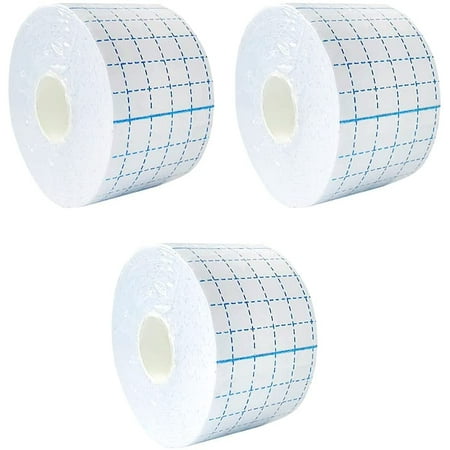 3 Rolls Non Woven Cover Roll Stretch Tape, Dressing Fixing Tape, Non ...