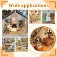 1 Set 40Pcs 2 Sets Mini Wood Floor Sticker Dollhouse Furniture ...