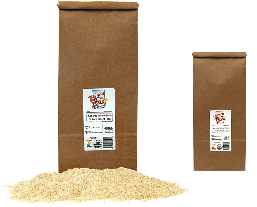 Organic Stone Ground Whole Wheat Einkorn Flour - 2lbs (Pack of 2 ...