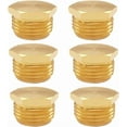 FJSHN-3/4" GHT Male Brass Pipe Plug Outer Garden Hose End Cap Garden ...