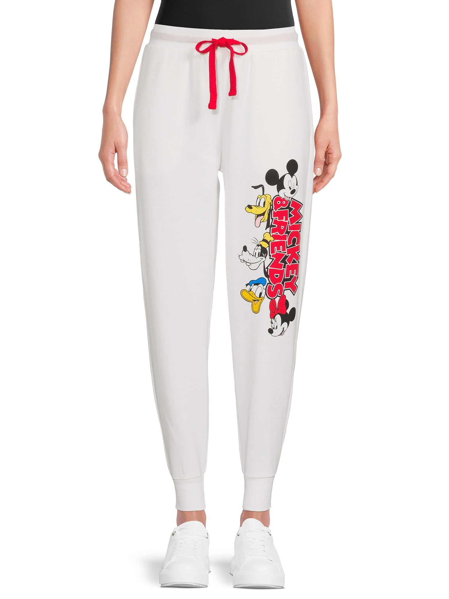 Mickey Mouse Junior's Graphic Print Joggers - Walmart.com