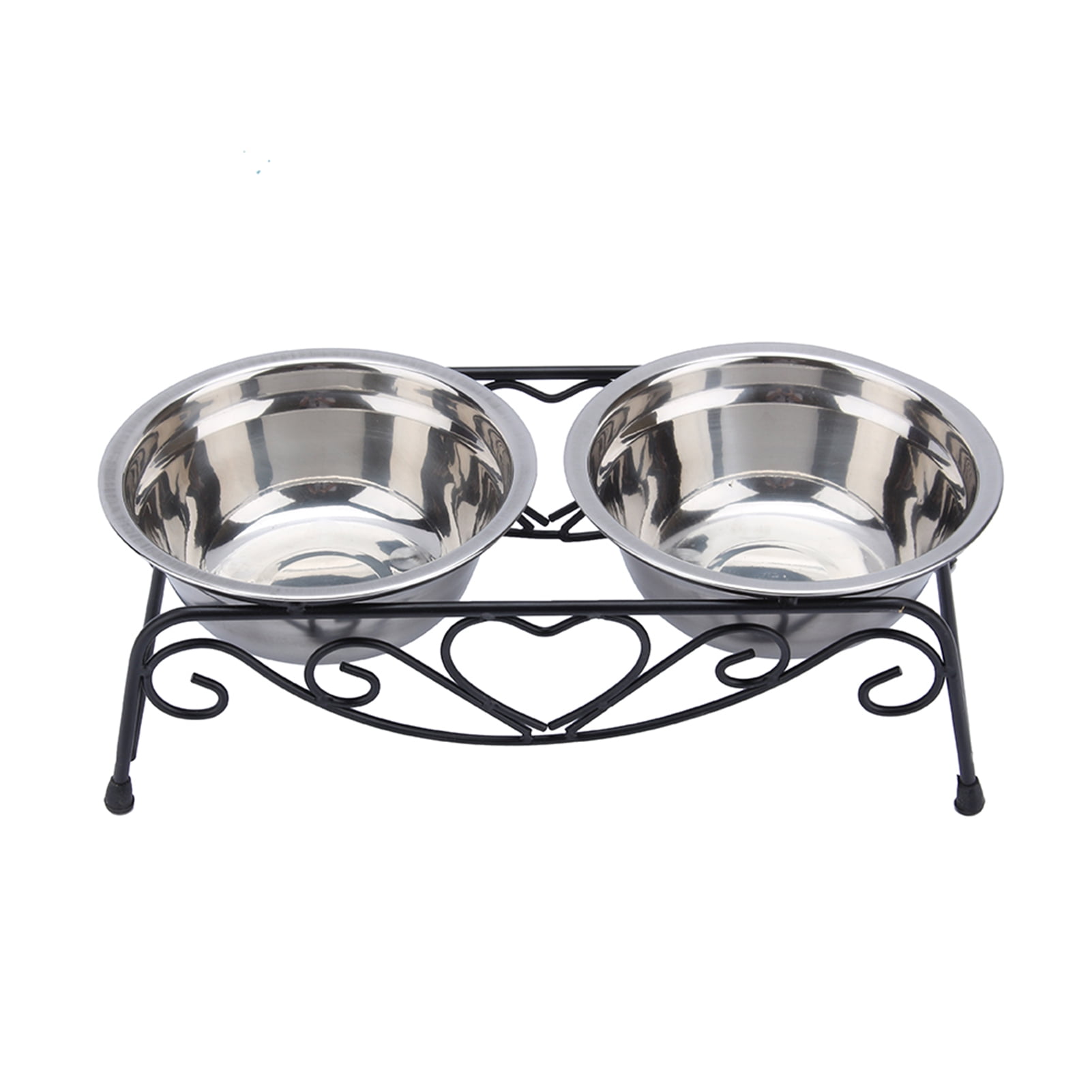 Click here for Liyjtk Stainless Steel Bowls Elevated Dog Feeder F... prices