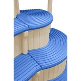 Confer Plastics Above Ground Pool Step System, Curve Complete, 400 lbs ...