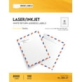 HOUSELABELS 80-up Address Labels (1/2" x 1-3/4") For Laser and Inkjet ...