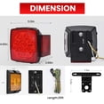 DAYBETTER 12V LED Trailer Lights Kit, Submersible Utility Trailer Tail ...