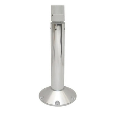 Shoreline Marine Adjustable Boat Seat Post, 25-31in, Brushed Aluminum ...