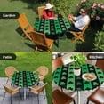 St. Patrick's Day Round Fitted Tablecloth with Elastic Edge Spring ...