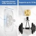 4Packs Suction Cup Hooks for Inside Shower,Heavy Duty Reusable No-Drill ...
