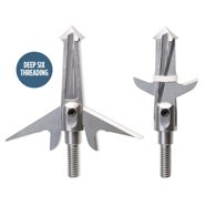 Wac'em 3-Blade Replacement Blades and Rings, 75 and 100 Grain - Walmart.com
