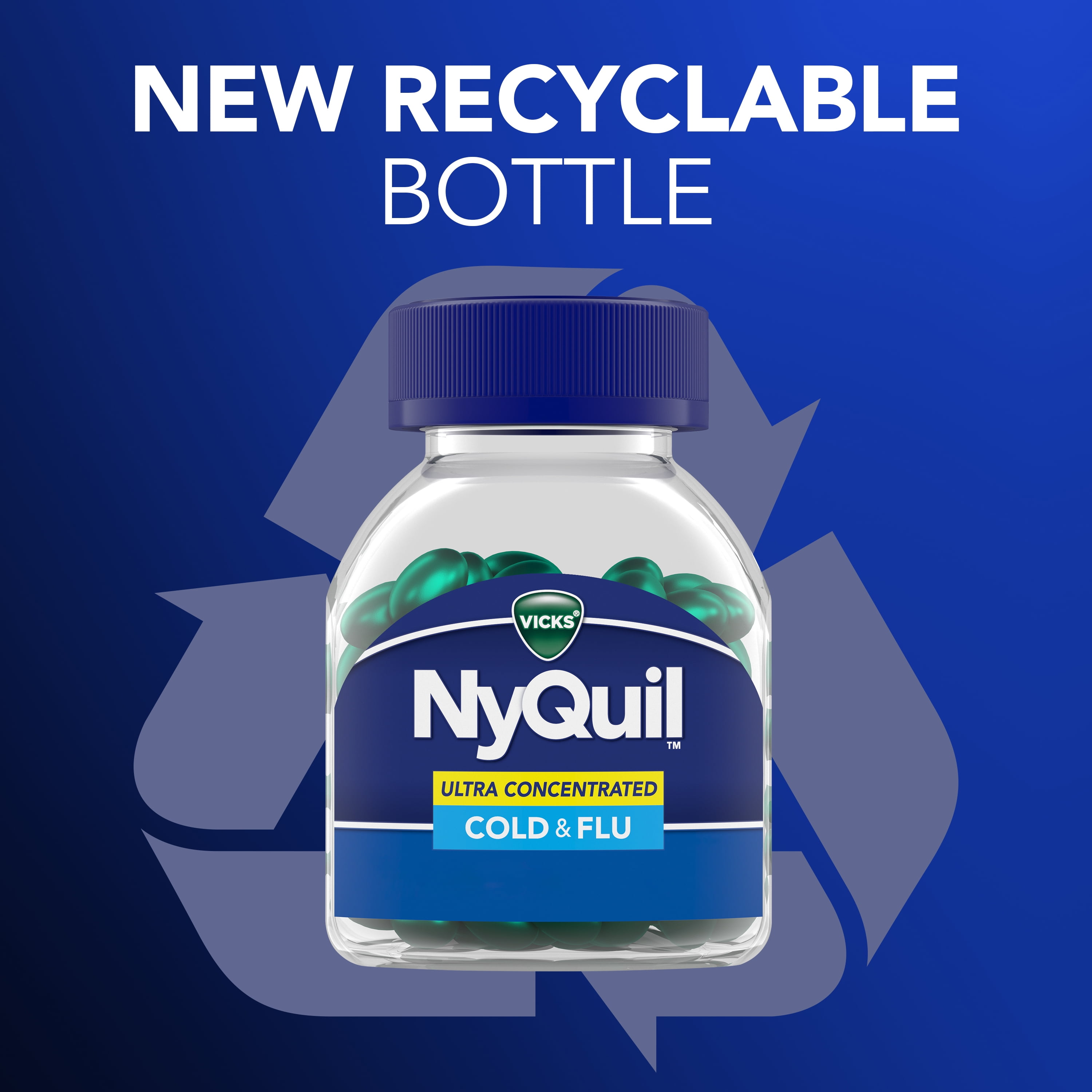 Vicks DayQuil & NyQuil Cold & Flu Ultra Concentrated LiquiCaps, 96ct ...