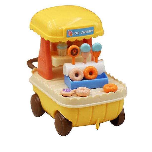 Mini Dessert Lollipop Donut Vending Cart Decoration Dollhouse Toys ...