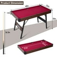 RayChee 48in Foldable Portable Pool Table for Youth, Game Tables with ...