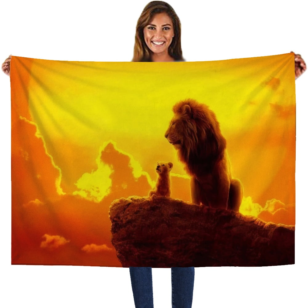 The Lion King Simba Blankets&Throws Warm Throw Blankets Lightweight for ...