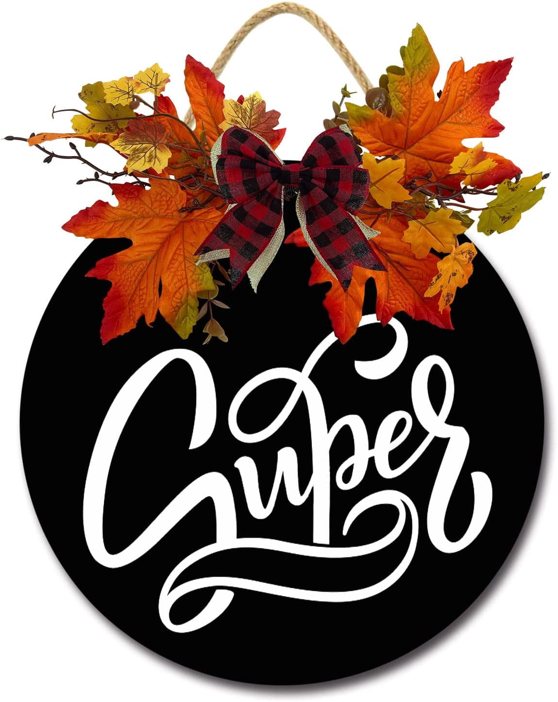 Eveokoki 12" Super Sign for Outdoor Indoor Sign, Farmhouse Wall Decor ...