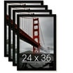 22x33 Mocha Walnut Picture Frame for Puzzles Posters Photos or Artwork ...