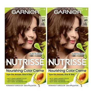 Garnier Nutrisse 5 Pack Nourishing Hair Color Cream, Medium Gold ...