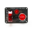 Racing Car 12V Ignition Switch Engine Start Push Button LED Toggle ...