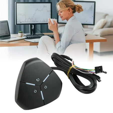 External PC Power Button, Desktop Computer Power Switch With USB, PC ...