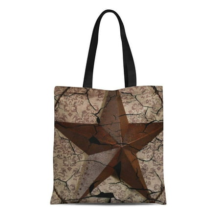POGLIP Canvas Tote Bag West Western Country Primitive Texas Star Saloon ...