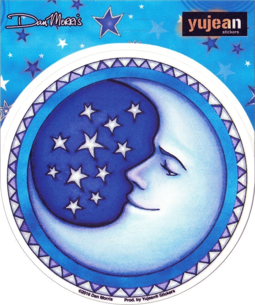 Starry Moon - Dan Morris, Sun Protected Waterproof Vinyl Sticker DECAL ...