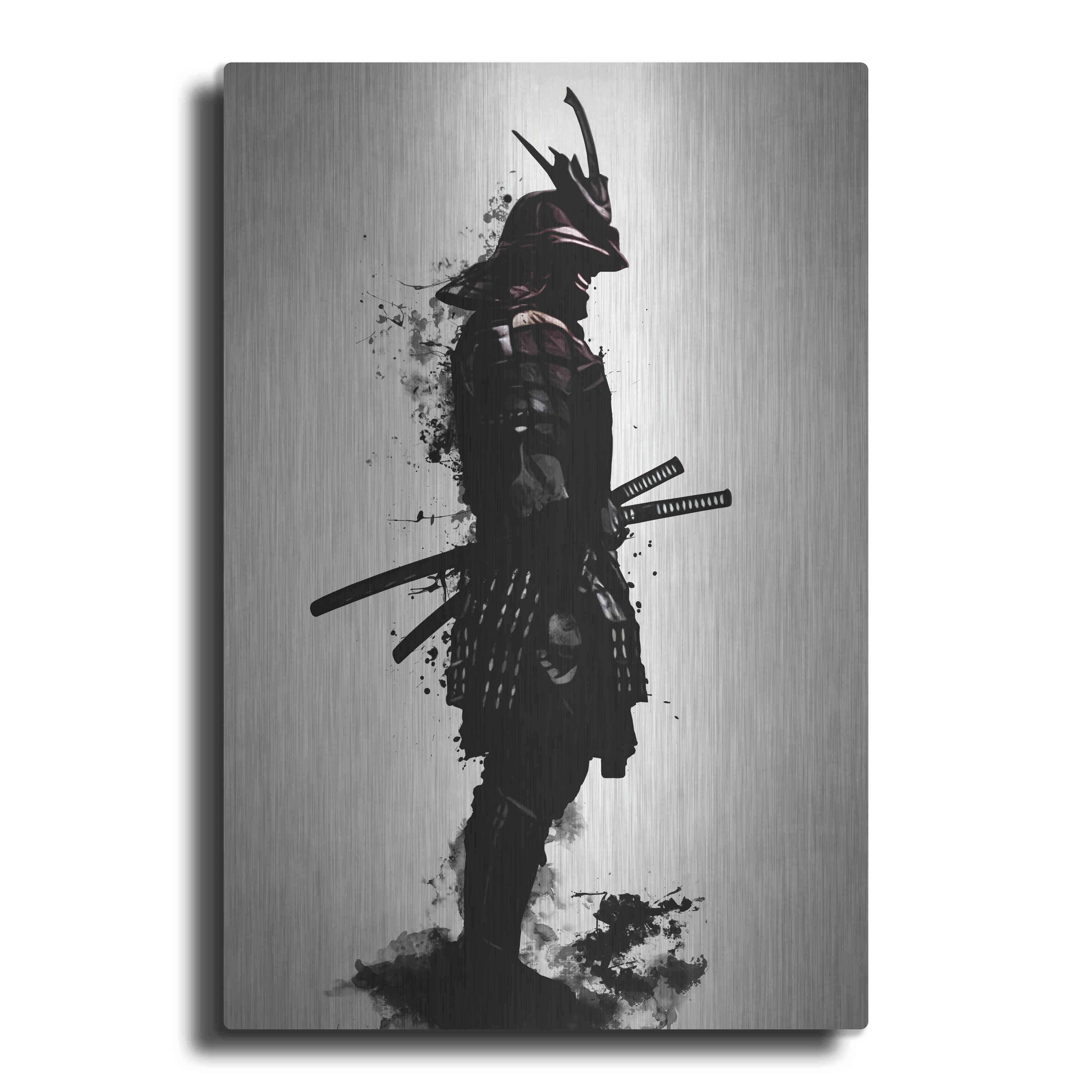Luxe Metal Art 'Armored Samurai' by Nicklas Gustafsson, Metal Wall Art ...