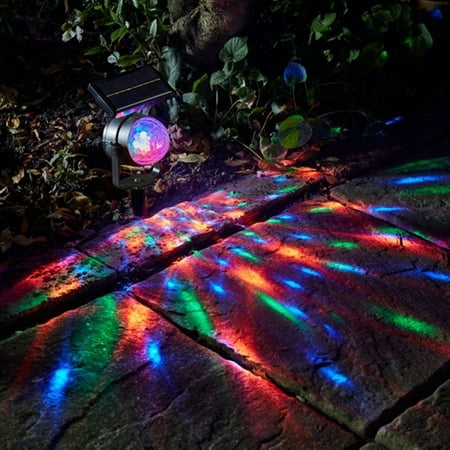 Rotating RGB Solar Powered Magic Party Decoration Stage Light Disco ...