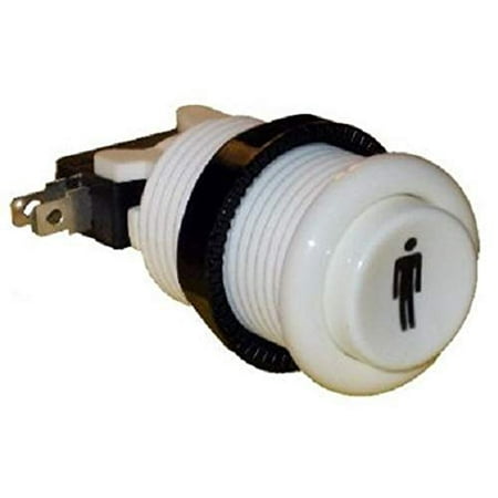 RetroArcade.us 740016536116 Player 1 Start Push Button with Horizontal ...