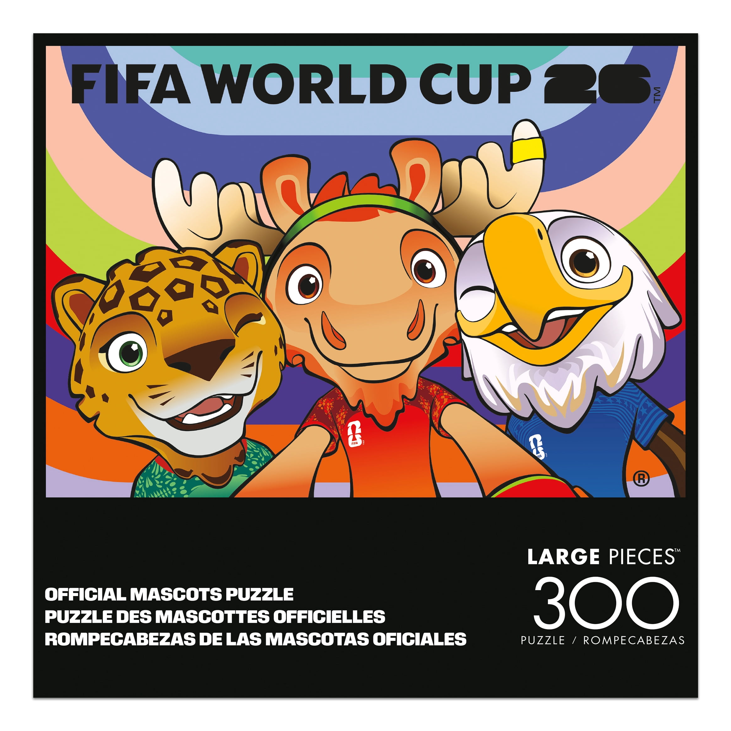 Buffalo Games FIFA Mascots 300-Piece Interlocking Jigsaw Puzzle for ...