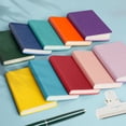 A7 Leather Sewn Notebook With Pen Case, Wear Resistant Smooth Writing ...