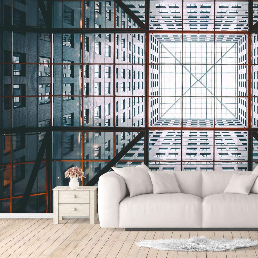 IDEA4WALL 6pcs Spatial Perspective Peel and Stick Wallpaper Removable ...