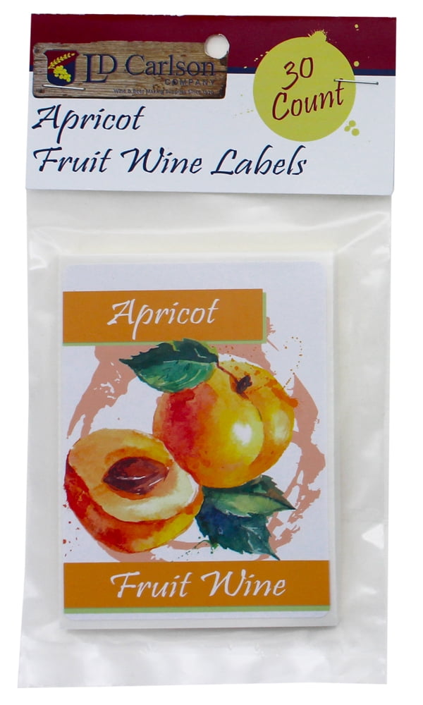 Apricot Fruit Wine Labels - Walmart.com