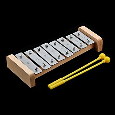 8 Notes Xylophone 8 Notes Colorful Rainbow Chromatic Wooden Percussion ...