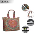 Trippy Psychedelic Mala Duffel Abstract Art Weekender Bag for ...