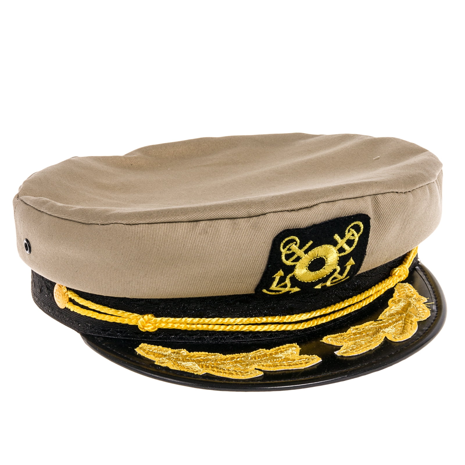 DORFMAN PACIFIC NEW Outdoor Adjustable Twill Yacht Boat Captain Hat Cap ...