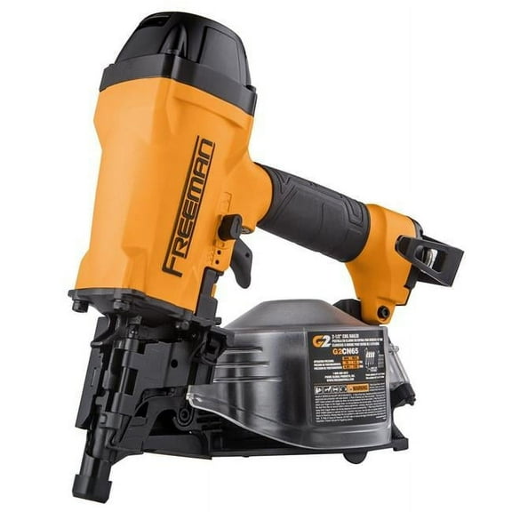 Freeman PCN65 Pneumatic 15 Degree 2-1/2" Coil Siding Nailer with ...