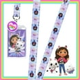 Gabby's Dollhouse Lanyard Badge Holder Character Design Strap With Card ...