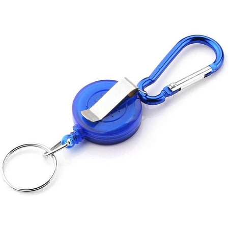 wan Telescopic Keychain Retractable Carabiner Spring Clip Wrist Strap ...
