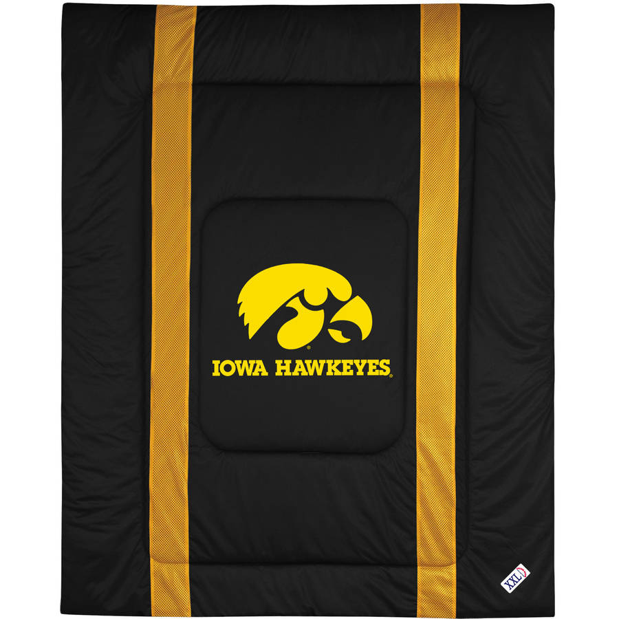 Ncaa Iowa Hawkeyes Comforter Sidelines Bedding - Walmart.com