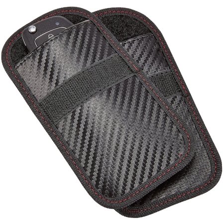 Faraday Key Fob Protector - 2 Pack Mini Anti-theft Pouch Key Fob ...