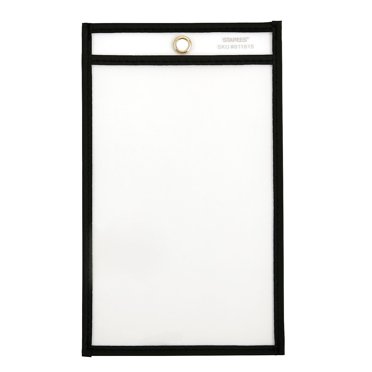 Staples Heavy Duty Job Ticket Holders 9" x 12" Clear 50/Carton ST17703 ...