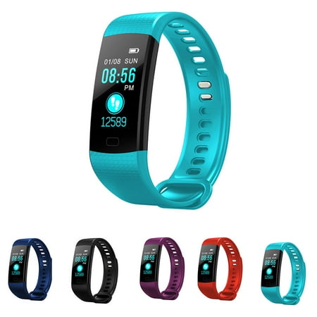Y5 Smart Watch 0.96 inch Color Screen Fitness Tracker Heart Rate ...