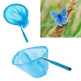 34" Extendable Butterfly Bug Catching Net 8" Round Telescopic Insect ...