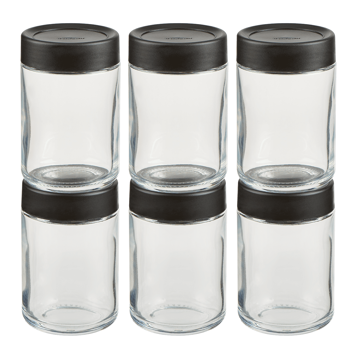 Click here for Trudeau Stak Set Of 6 Large Glass Spice Storage Ja... prices