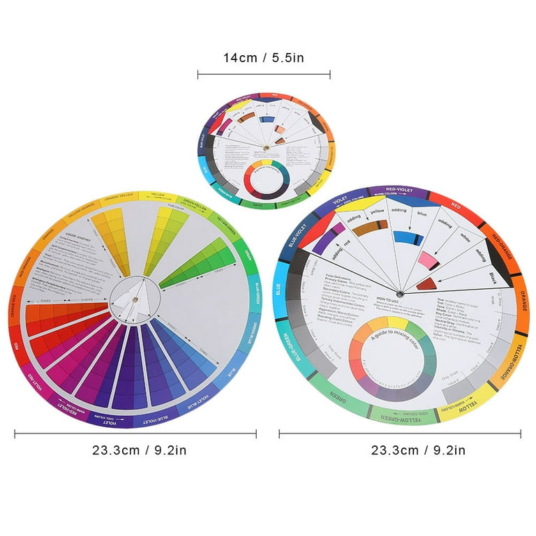Blank Color Wheel Chart