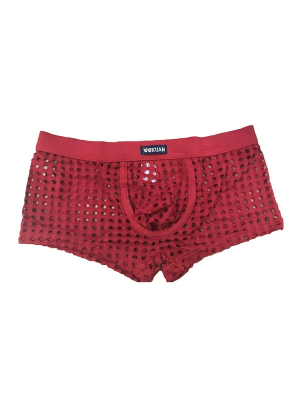 Mens Fishnet Briefs